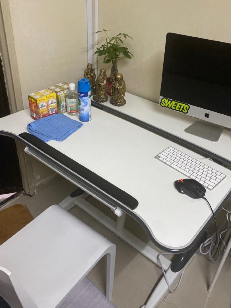 Atwood Ergonomic Study / Computer Table, Furniture & Home Living, Furniture, Tables & Sets on ...