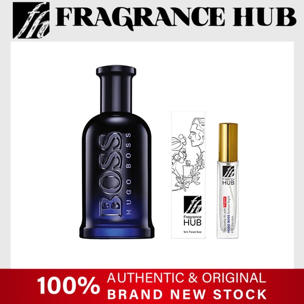 [FH 5ml Refill] Hugo Boss Bottled Night EDT Men by Fragrance HUB ...