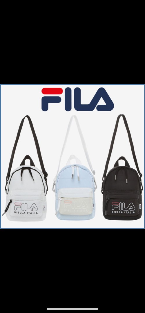 Fila 2 ways bag - white, Women's Fashion, Bags & Wallets, Backpacks on ...