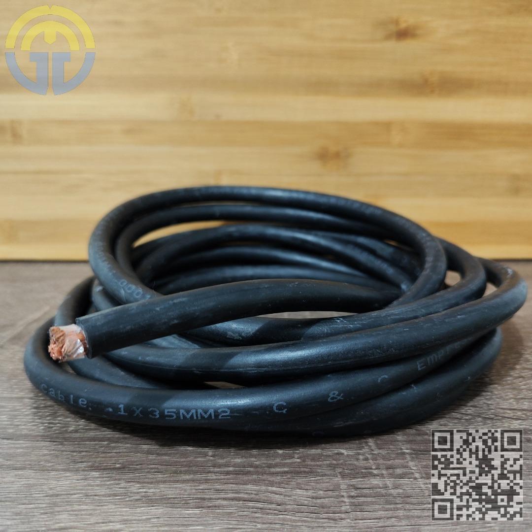 Flexible Pure Copper Welding Cable Standard Size 25SQMM 35SQMM ...