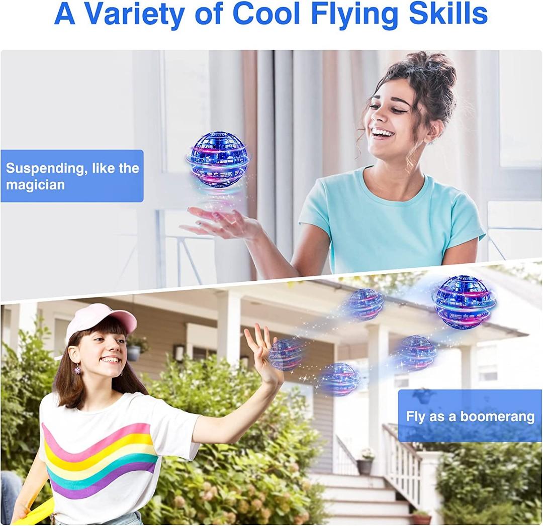 Flying Orb Ball, 2022 Upgraded Flying Ball Toy, Hand Controlled ...