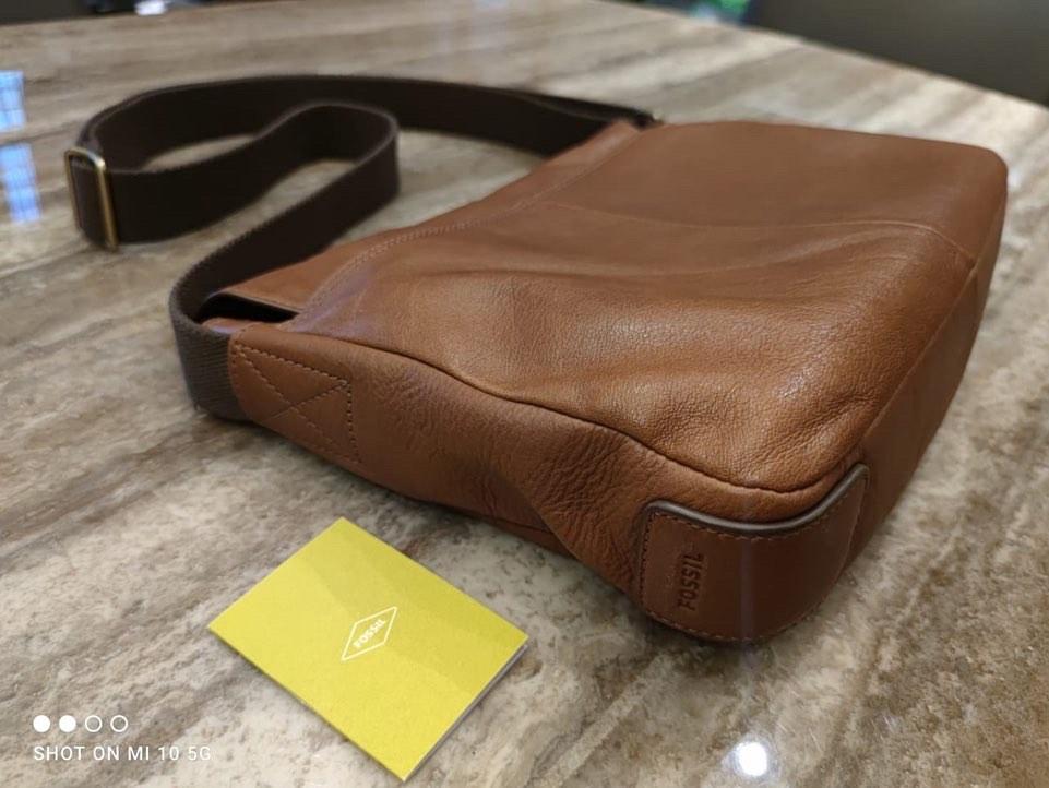 Fossil Original Leather Men Bag, Men's Fashion, Bags, Briefcases on ...