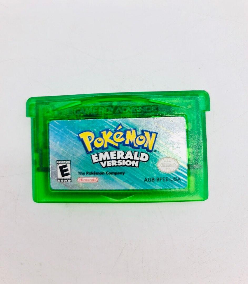 Gameboy Advance GBA game POKEMON EMERALD USA Version, 電子遊戲, 電子遊戲 ...