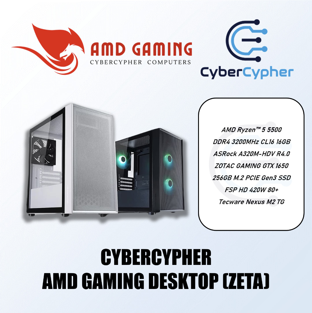 Gaming Desktop - AMD Gaming (Zeta) [AMD Ryzen 5 5500, GTX 1650 ...