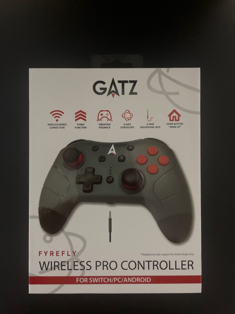 GATZ Firefly Wireless Pro Controller, Video Gaming, Gaming Accessories ...