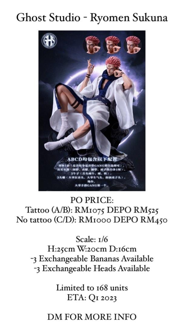 Ghost Studio - Ryomen Sukuna, Hobbies & Toys, Toys & Games on Carousell