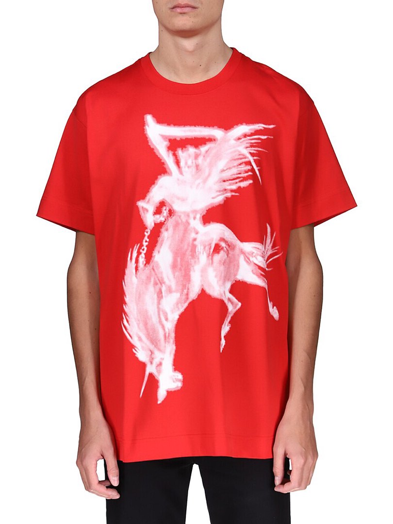 GIVENCHY Red Reaper Oversized Tee, Men's Fashion, Tops & Sets, Tshirts ...