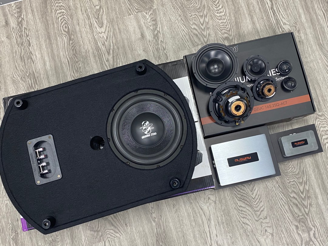 Ground Zero / Musway 3way sound system package, Car Accessories ...