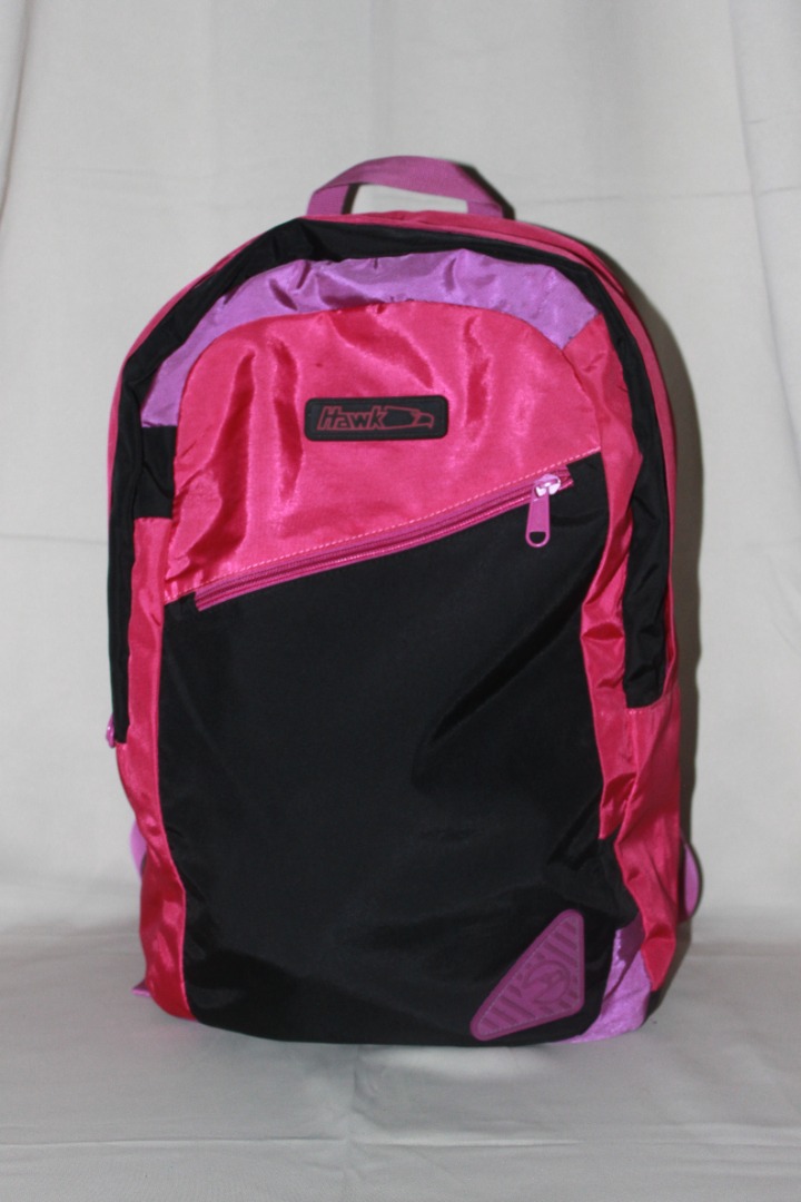 HAWK Pink Backpack, Women's Fashion, Bags & Wallets, Backpacks on Carousell
