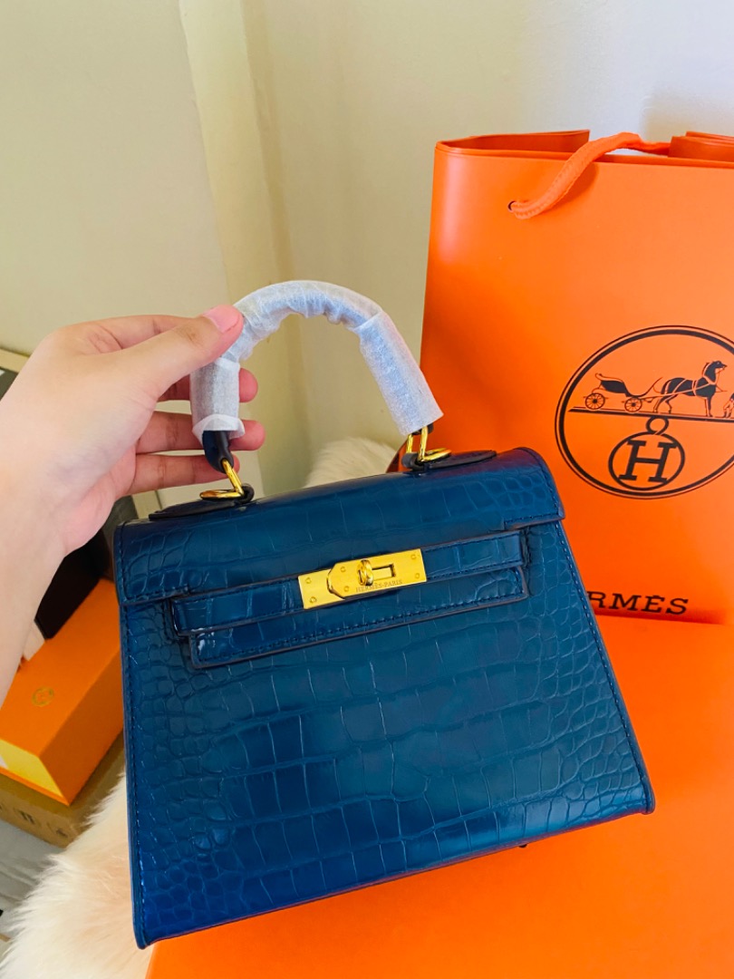 Hermes Crocs Mini Kelly, Women's Fashion, Bags & Wallets, Cross-body ...