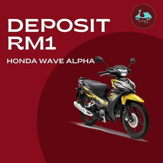 HONDA WAVE ALPHA DISC, Motorbikes on Carousell