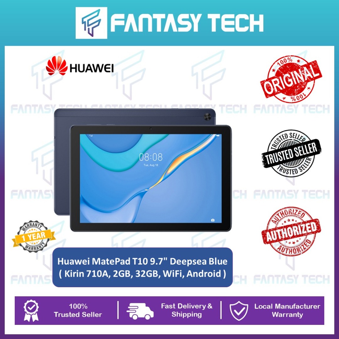 Huawei MatePad T10 9.7" Deepsea Blue ( Kirin 710A, 2GB, 32GB, WiFi ...