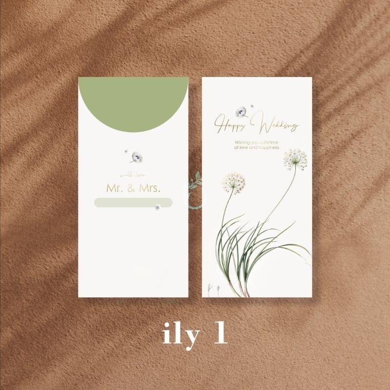 ILY SERIES / CUSTOM NAMA / Amplop Nikahan / Amplop Kondangan / Amplop ...