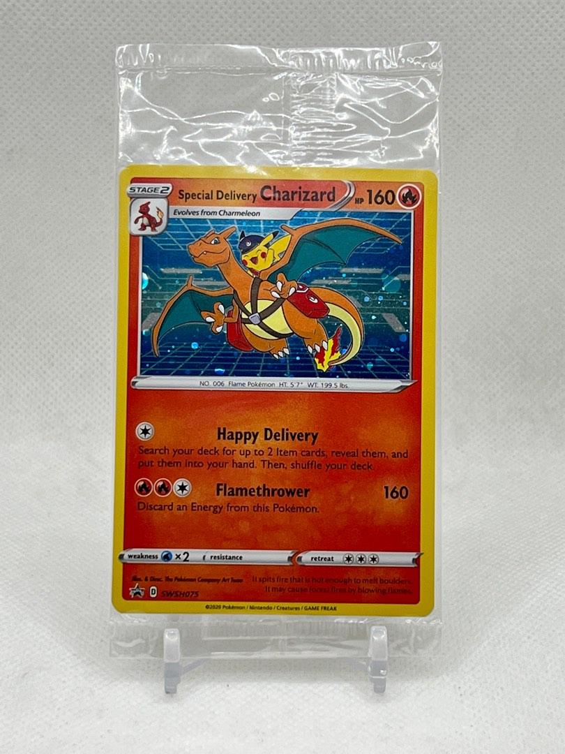 IN HAND Special Delivery Charizard SWSH075 card TCG Pokemon Center ...