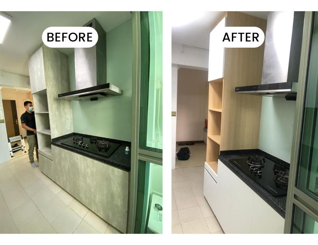 INFEEL Kitchen Cabinet Laminate / Kitchen Set / Kitchen Countertop ...
