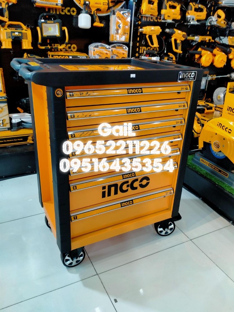 INGCO Tools Roller Cabinet, Commercial & Industrial, Construction Tools ...