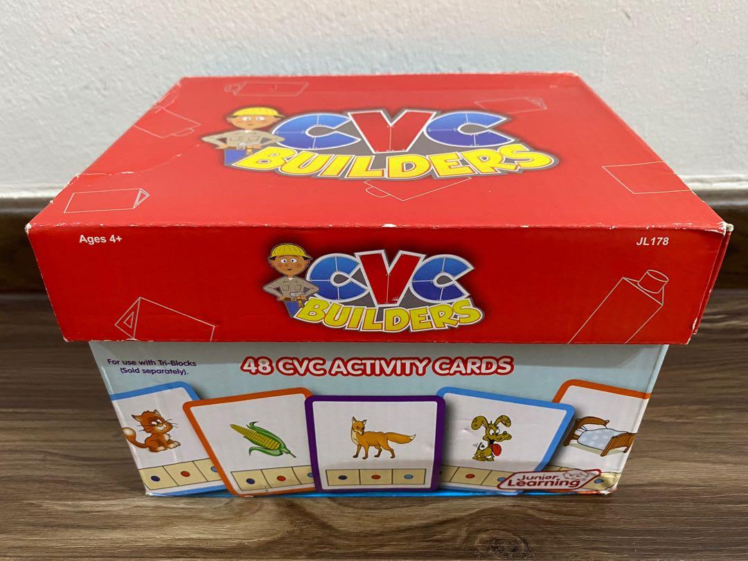 Junior Learning CVC Builders Activity Cards, Hobbies & Toys, Toys ...