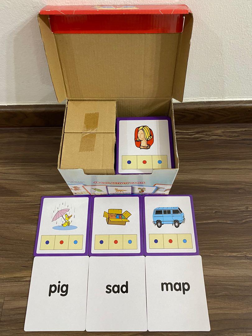 Junior Learning CVC Builders Activity Cards, Hobbies & Toys, Toys ...