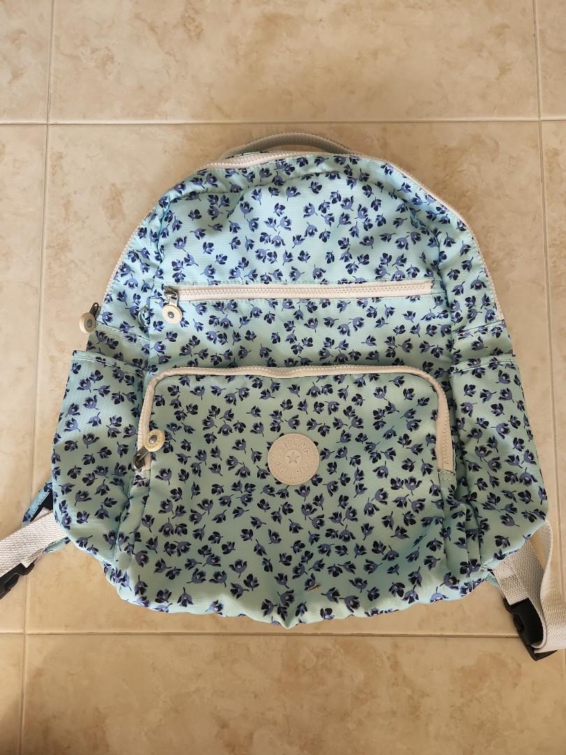 Kipling Baby Bag Light Blue Flora Bag, Women's Fashion, Bags & Wallets ...