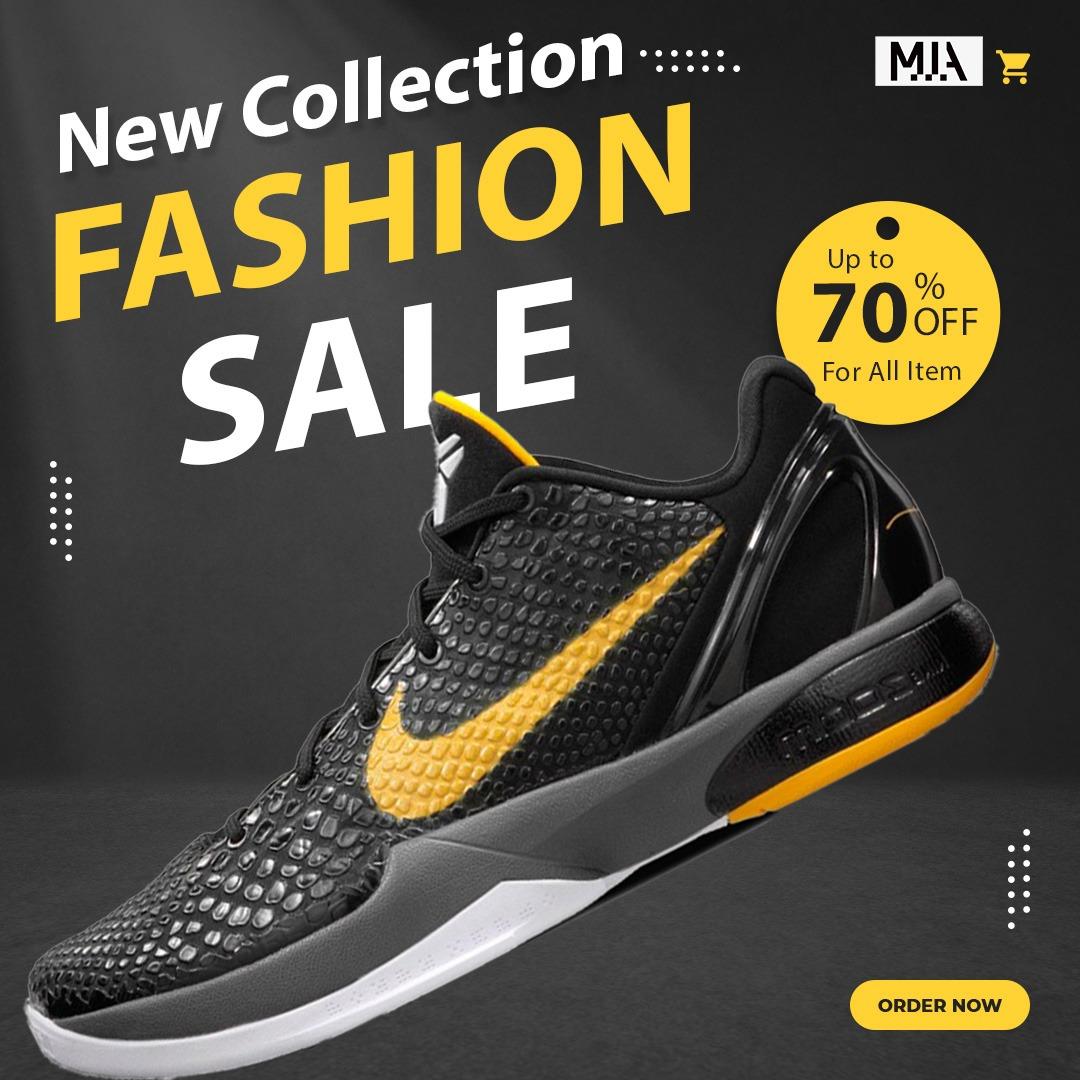 KOBE 6 Protro Black Del Sol Men Shoes ACTUAL PHOTO POSTED ORIGINAL ...