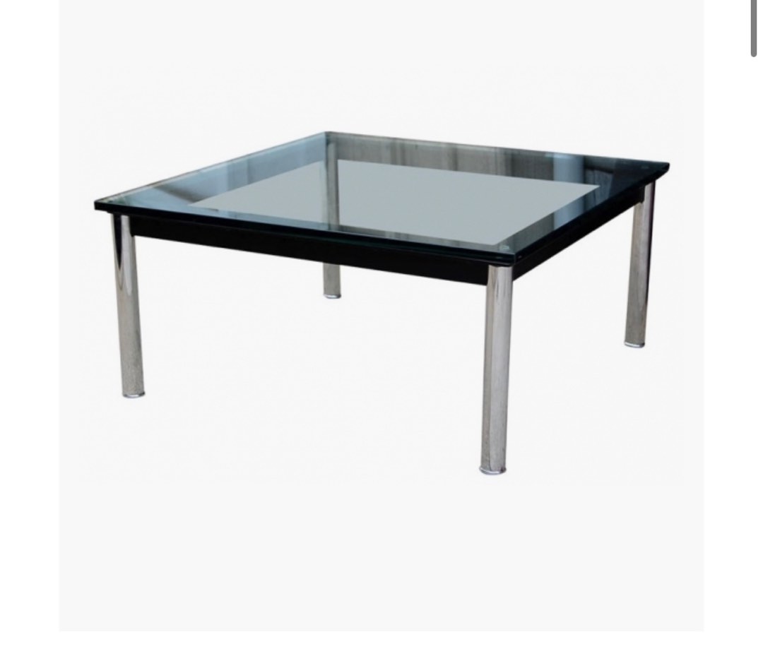 LC 10P cassina glass coffee table, Furniture & Home Living, Furniture, Tables & Sets on Carousell
