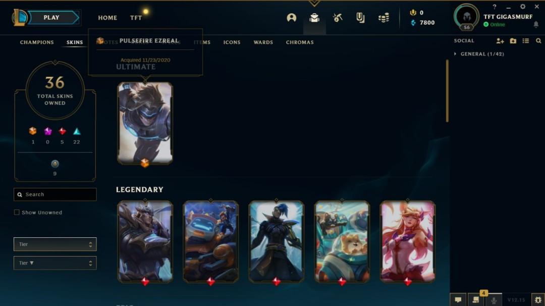 League of Legends Gold 4 account, Video Gaming, Gaming Accessories ...