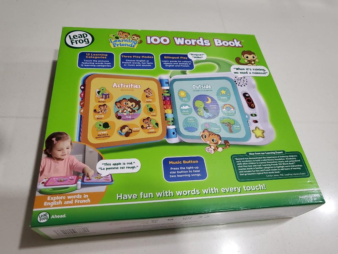 Leapfrog 100 Words Book, Hobbies & Toys, Toys & Games on Carousell