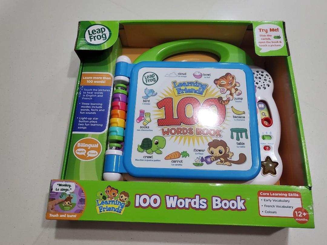 Leapfrog 100 Words Book, Hobbies & Toys, Toys & Games on Carousell