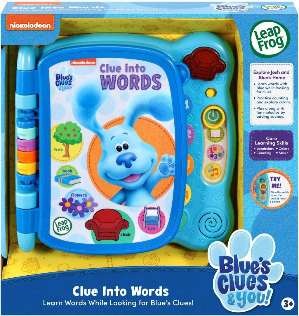 LeapFrog Blue's Clues and You! Clue Into Words, Hobbies & Toys, Toys ...