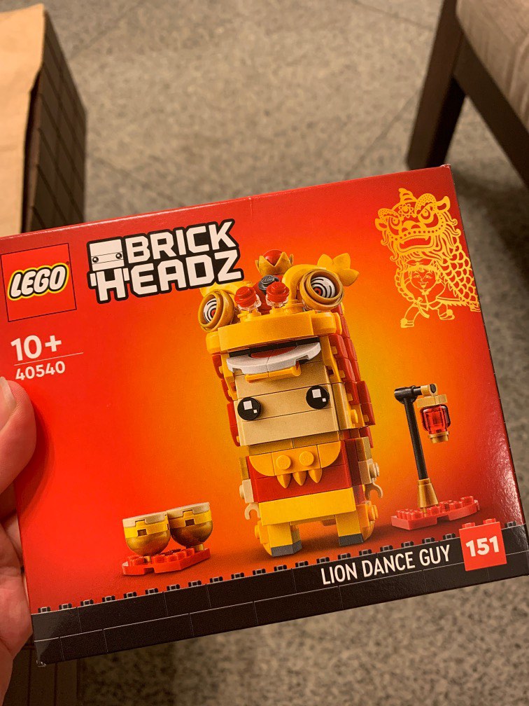 Lego Brick Lion Dance Guy, Hobbies & Toys, Toys & Games on Carousell
