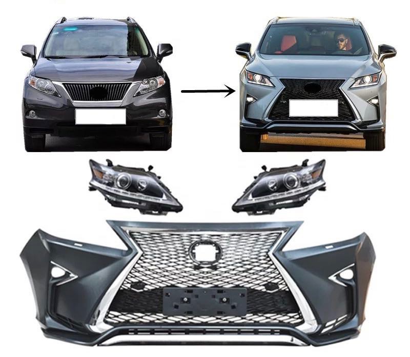 Lexus RX350 RX 350 facelift conversion upgrade body kit headlights, Car ...