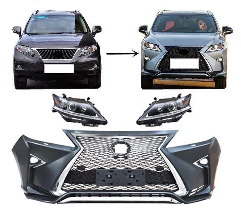 Lexus RX350 RX 350 facelift conversion upgrade body kit headlights, Car ...