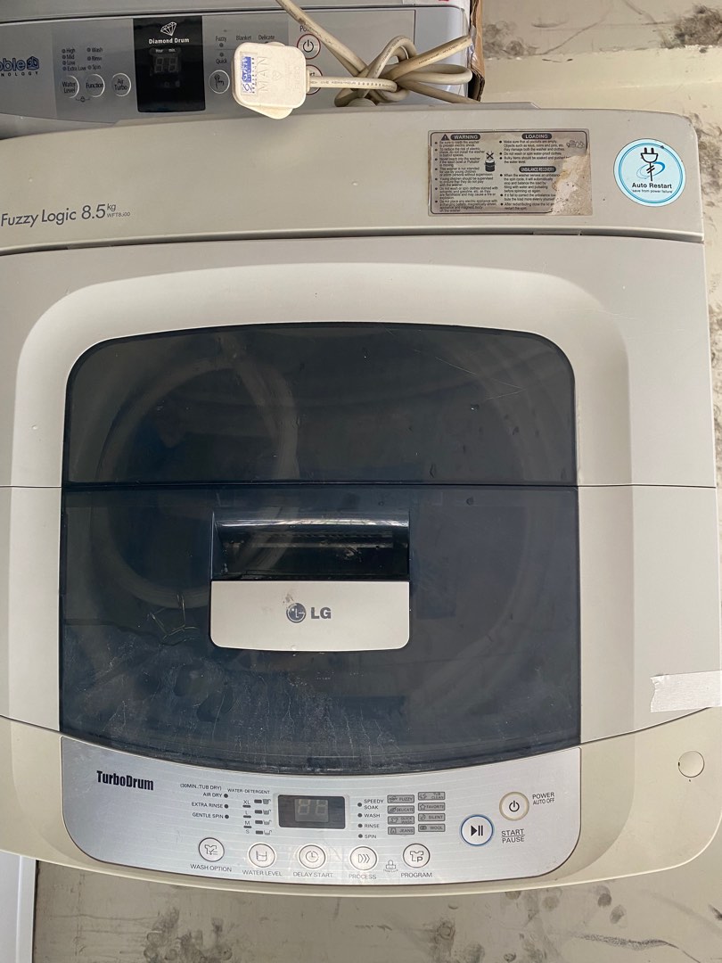 LG 8.5KG Top Loading Washing Machine, TV & Home Appliances, Washing ...