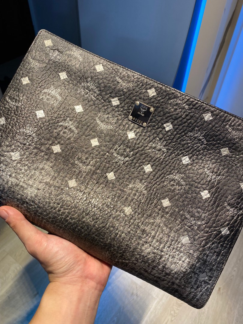 Limited edition rare MCM clutch bag, Women's Fashion, Bags & Wallets ...