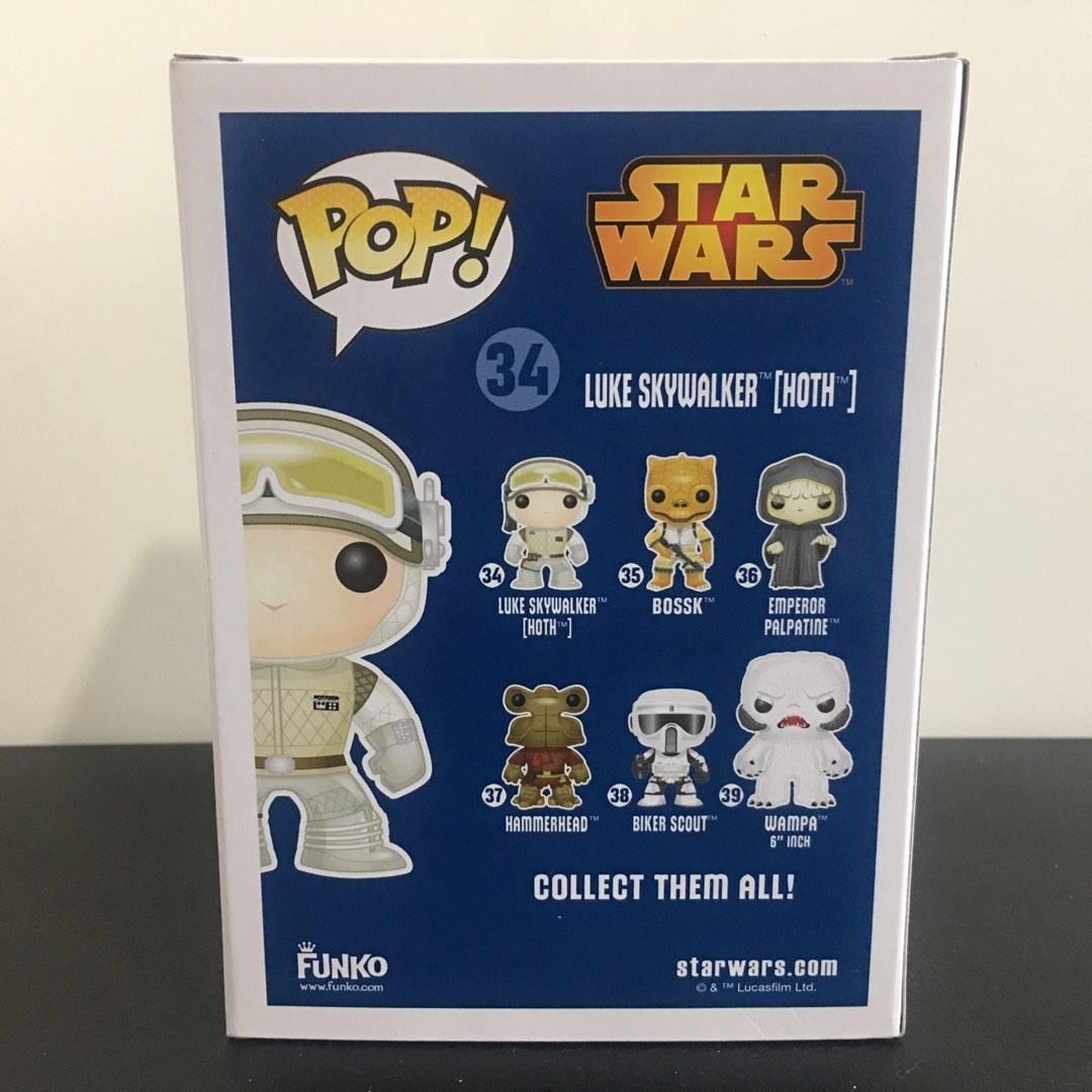 Luke Skywalker Hoth (OG) Funko Pop, Hobbies & Toys, Toys & Games on ...