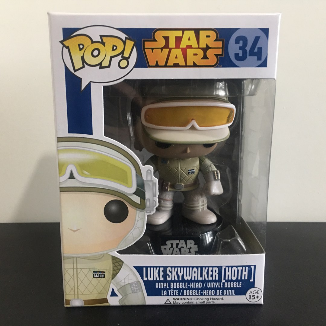 Luke Skywalker Hoth (OG) Funko Pop, Hobbies & Toys, Toys & Games on ...