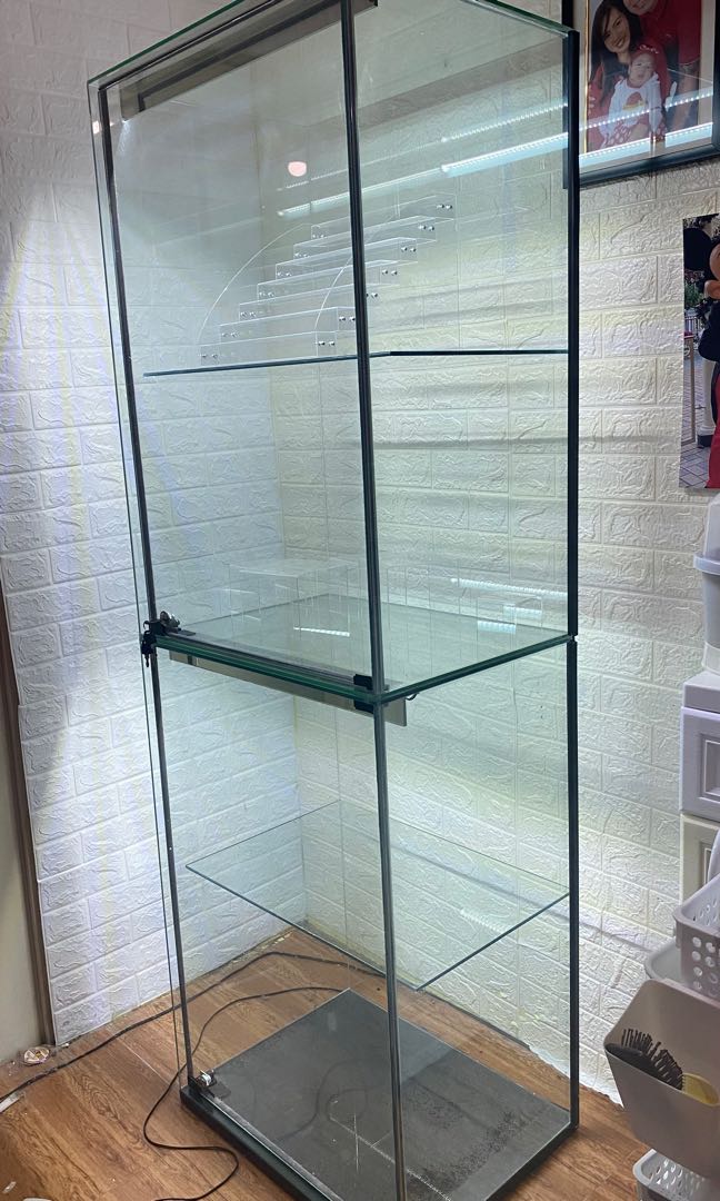 Mac glass cabinet 24x18x72, Furniture & Home Living, Furniture, Shelves ...