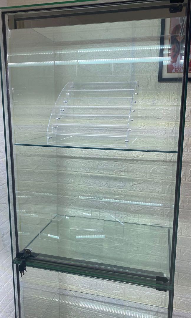 Mac glass cabinet 24x18x72, Furniture & Home Living, Furniture, Shelves ...