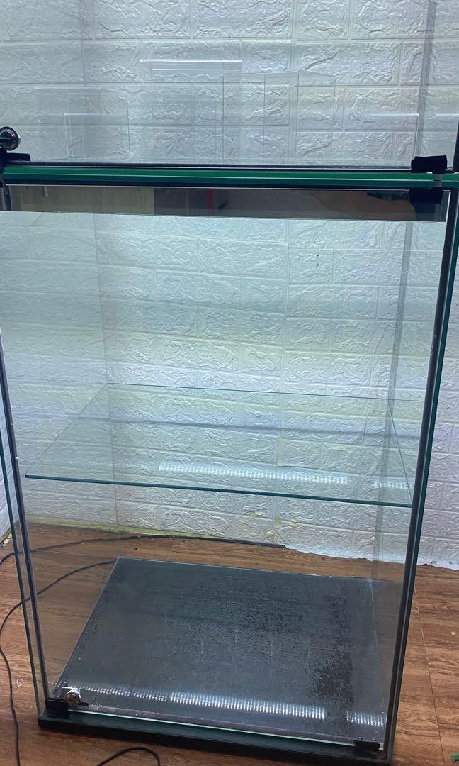 Mac glass cabinet 24x18x72, Furniture & Home Living, Furniture, Shelves ...