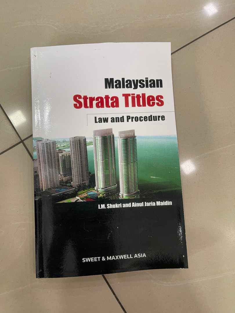 Malaysian strata title law and procedure, Hobbies & Toys, Books & Magazines, Textbooks on Carousell