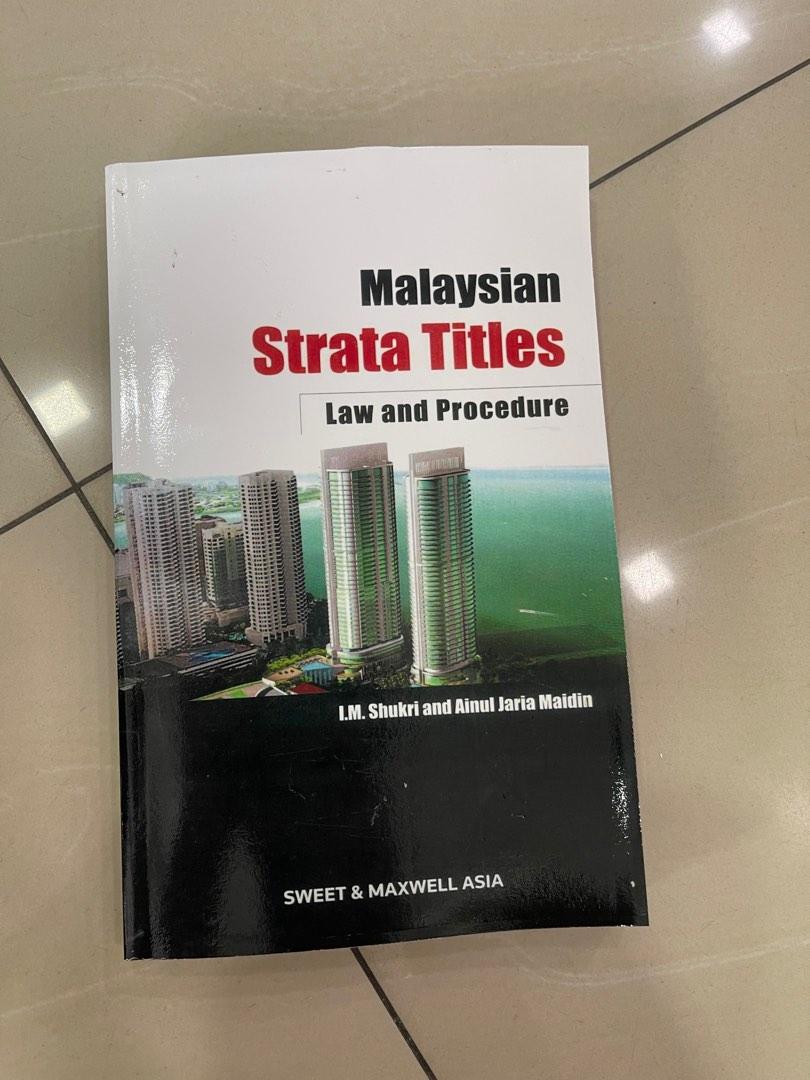 Malaysian strata title law and procedure, Hobbies & Toys, Books ...