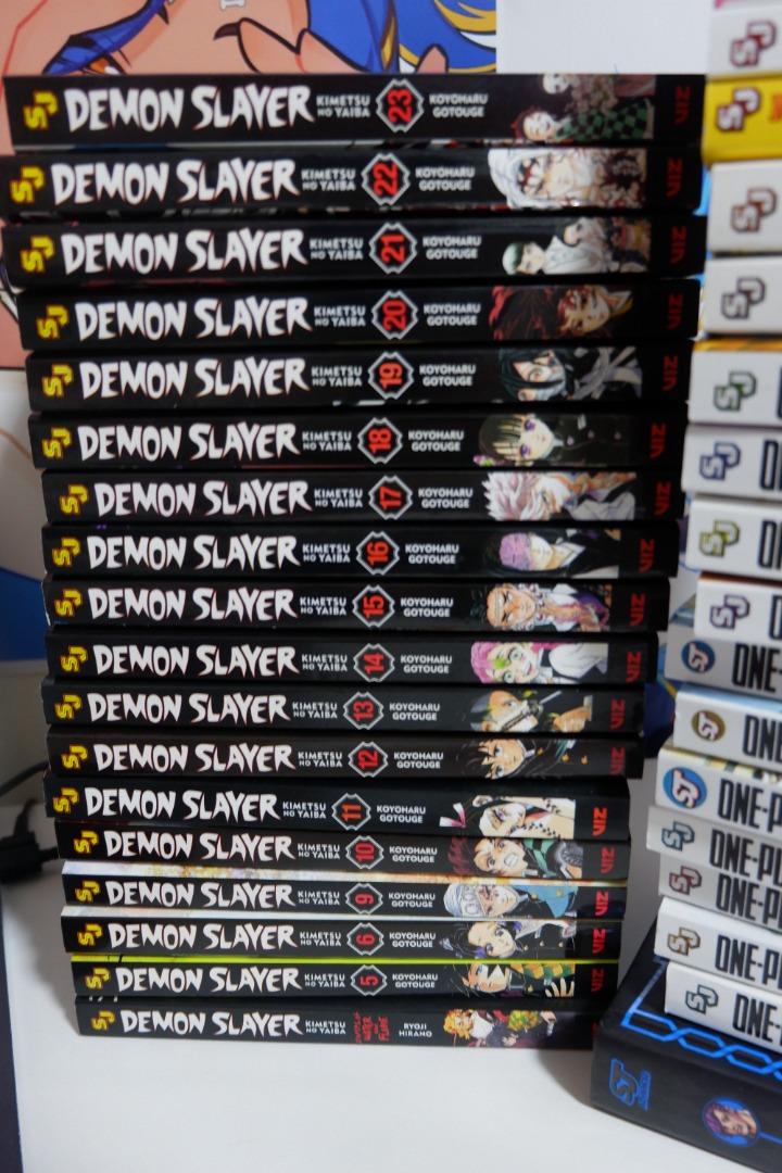 Manga Collection [Demon Slayer, One Punch Man, My Hero, and Jojo ...