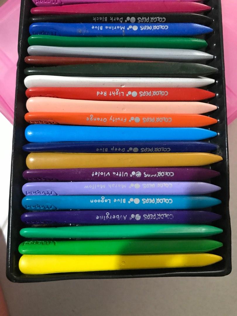 Maped Colorpeps smart plastic crayons 24, Hobbies & Toys, Stationary ...