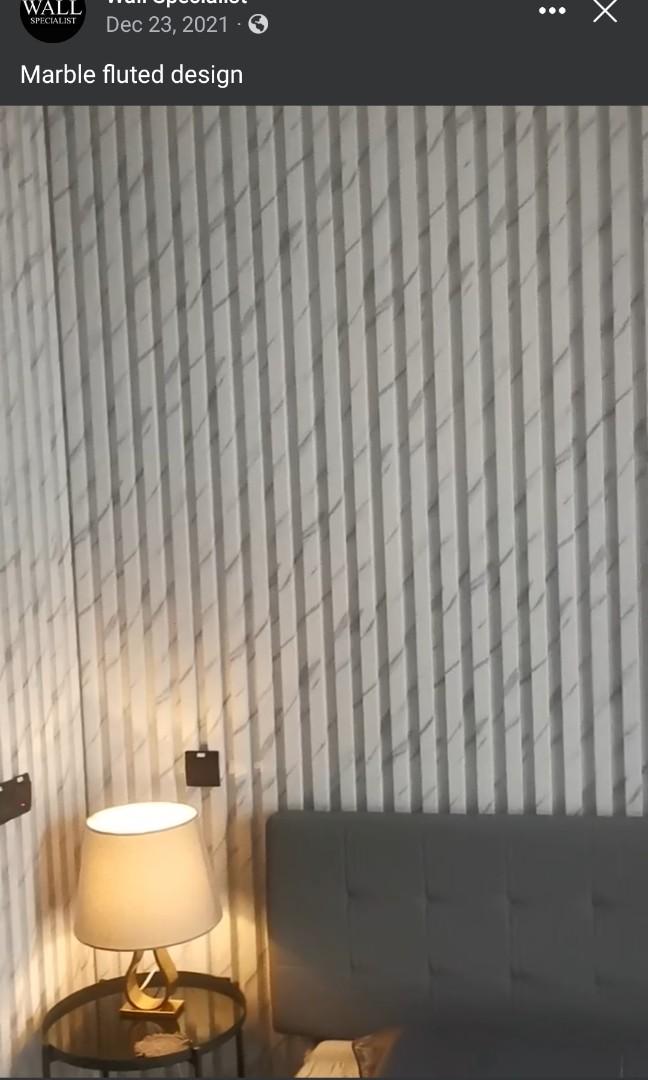 Marble fluted panel, Furniture & Home Living, Home Decor, Wall Decor on ...