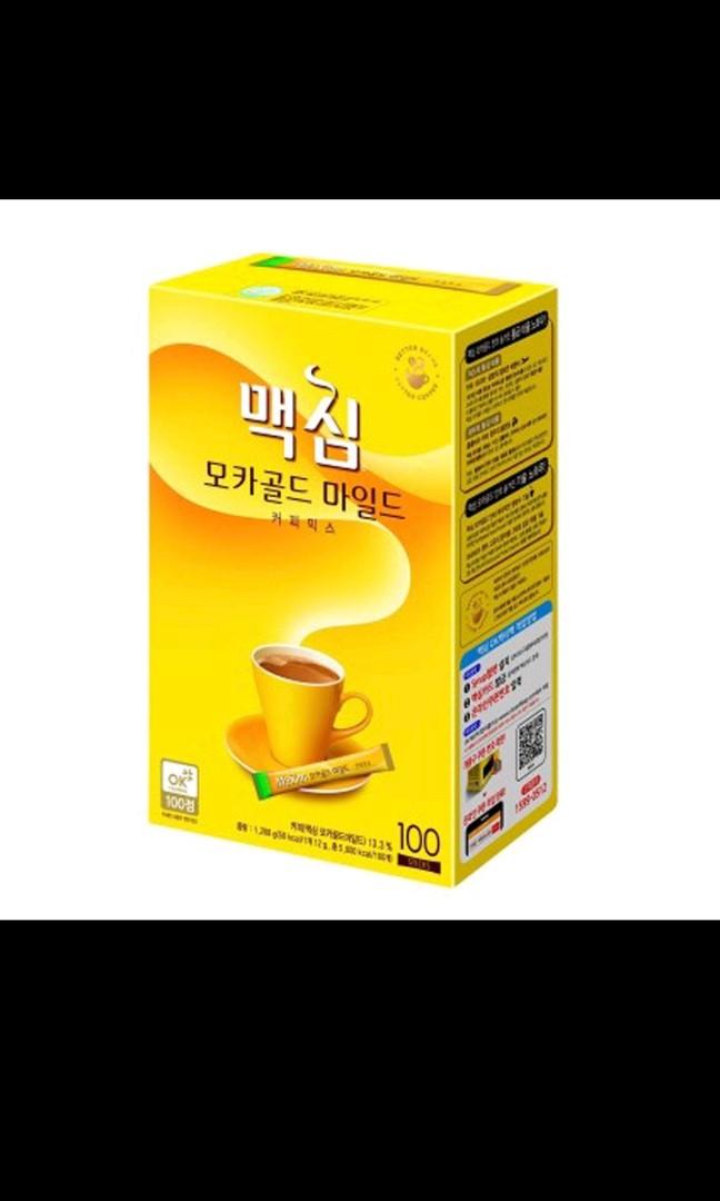 Maxim Mocha Gold mild Instant coffee 100sticks, Food & Drinks ...