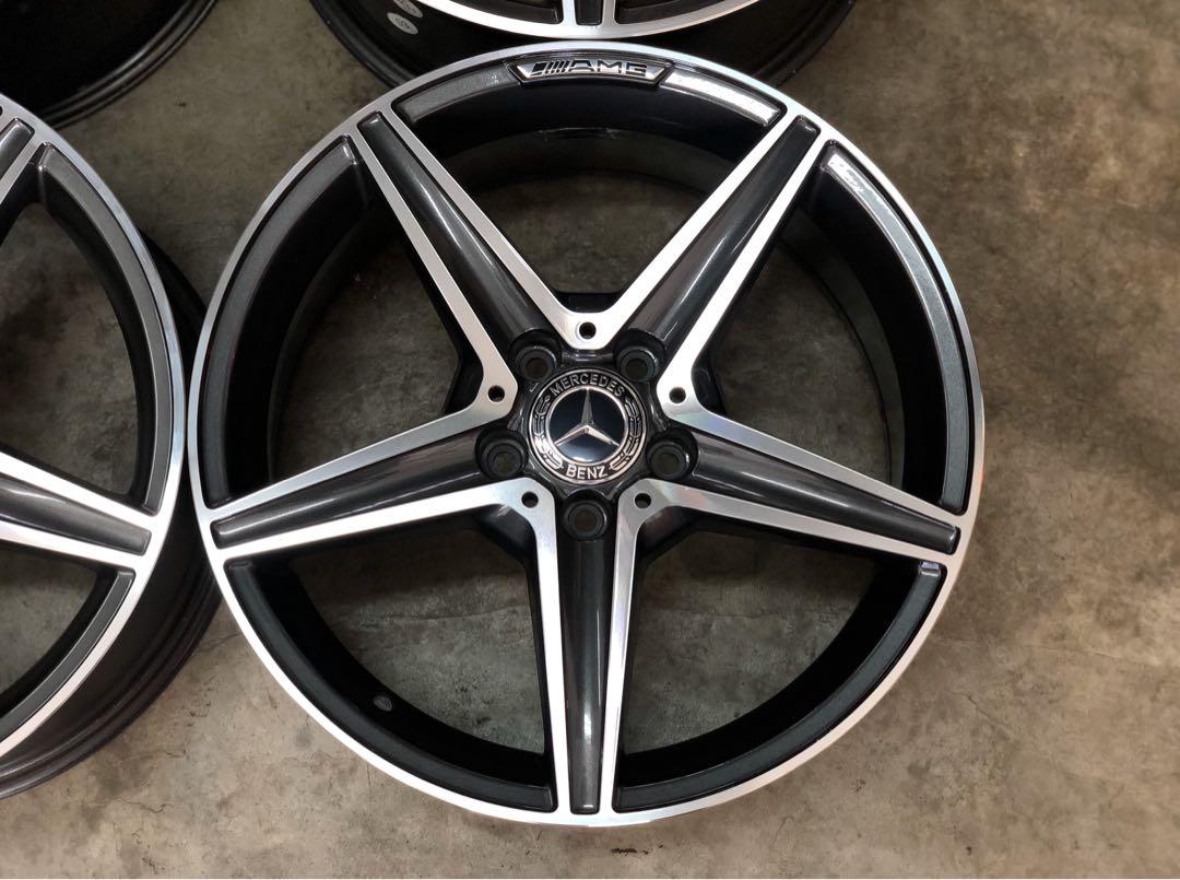 MERCEDES BENZ AMG 18 rim w117 w176 w204 w205 w212 w213 a250 cla250 c180 ...
