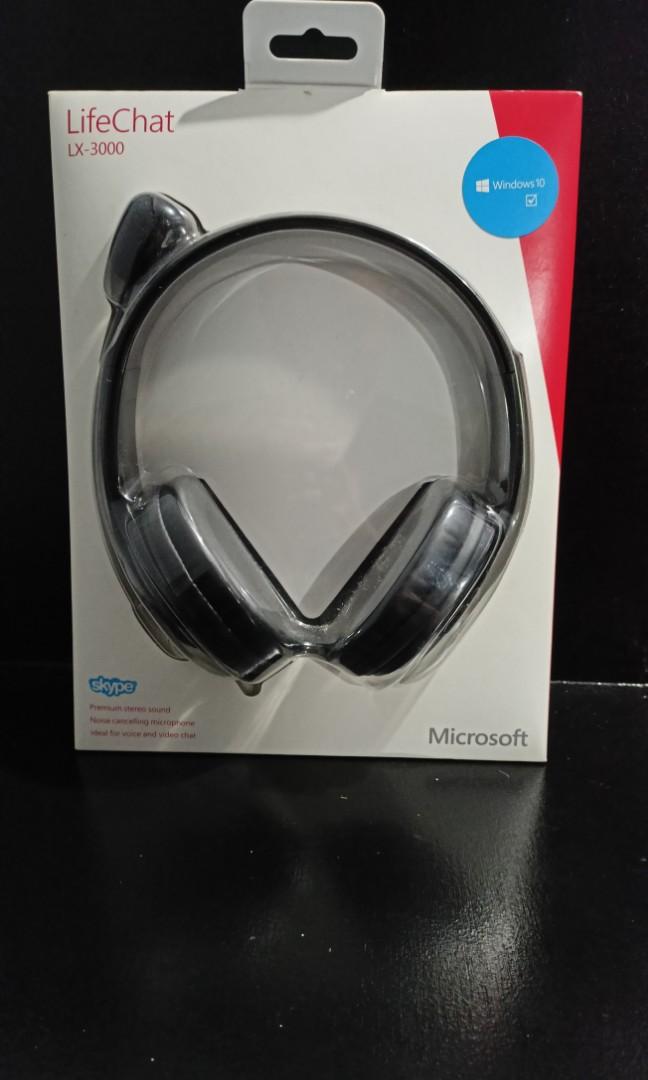 Microsoft LifeChat LX-3000 Headphones, Audio, Headphones & Headsets on Carousell