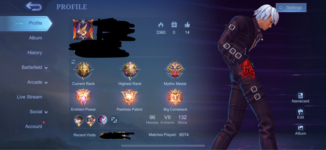 mobile legends account | COLLECTOR VALIR| KOF GUSION | TRANSFORMER ...