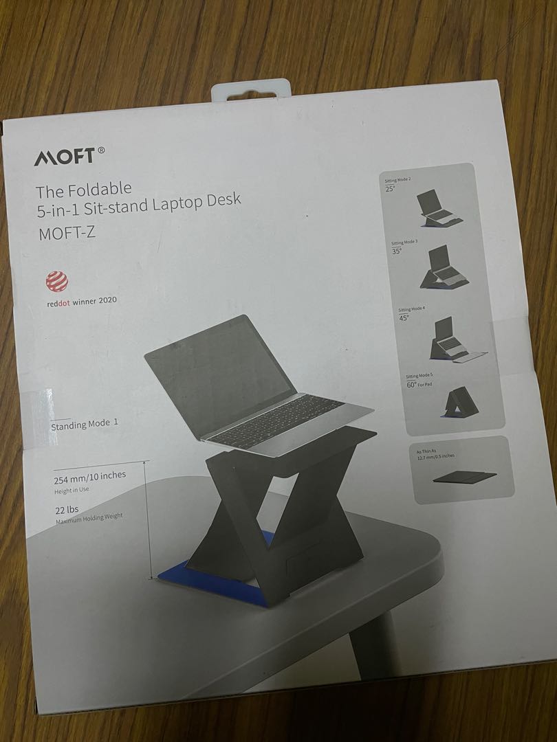 Moft Z foldable 5 in 1 sit stand laptop desk, Computers & Tech, Parts ...
