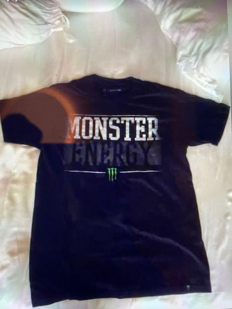 Monster Energy 100% cotton T-Shirt, Men's Fashion, Tops & Sets, Tshirts ...